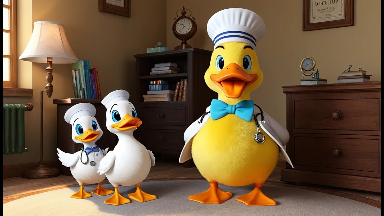 Humpty Dumpty Doctor Duck Rescue | Funny Nursery Rhyme Adventure for ...
