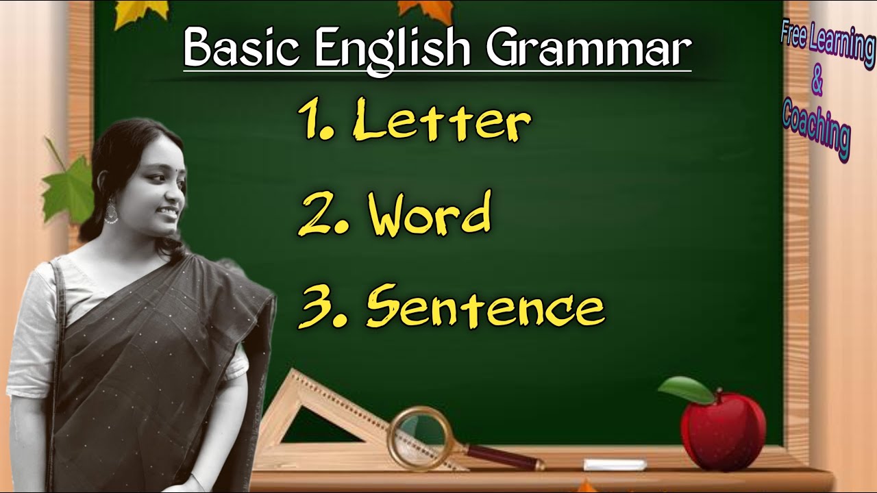 Basic English Grammar || Beginners English Grammar || Free Learning ...
