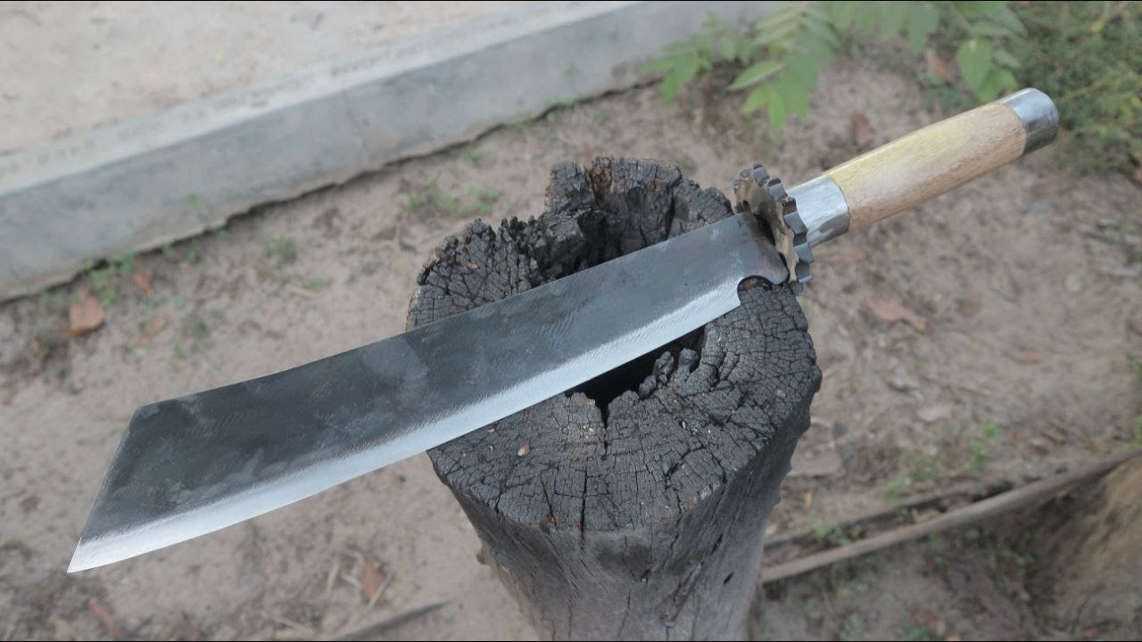 Making a Machete Knife, Super Sharp and Heavy-Duty Machete Knife - YouTube
