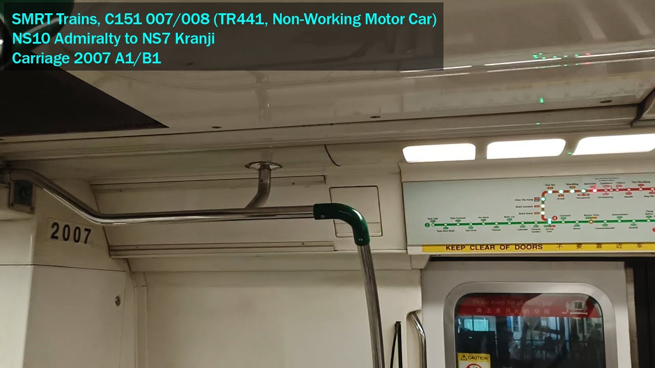 [Non-Working Motor Car] SMRT Trains - KHI C151 [007/008] [Admiralty → ...