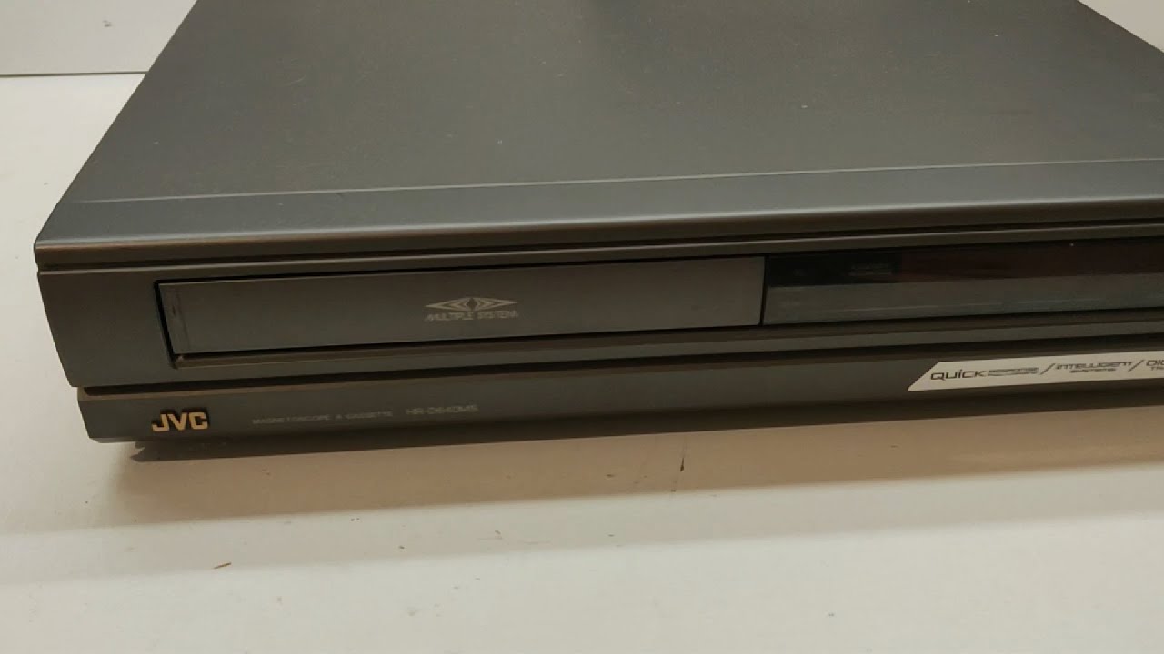 Réparation magnétoscope JVC HR-D640MS de 1992 - YouTube