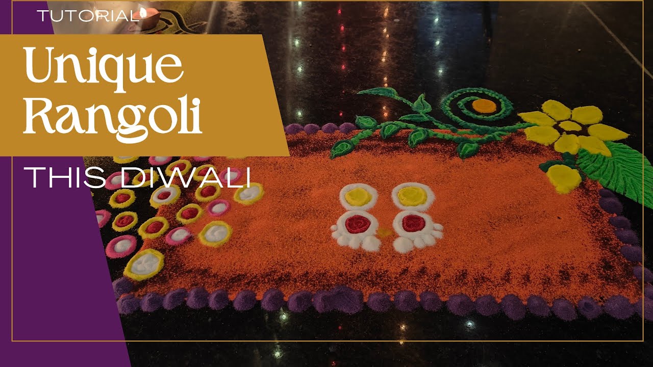 Rangoli is intended to welcome Lakshmi,The purpose of rangoli is beyond ...