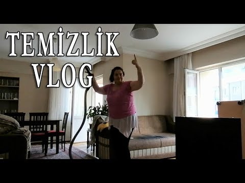 EĞLENEREK TEMİZLİK YAPTIM | VLOG | TEMİZLİK, YEMEK VE EV TURU |