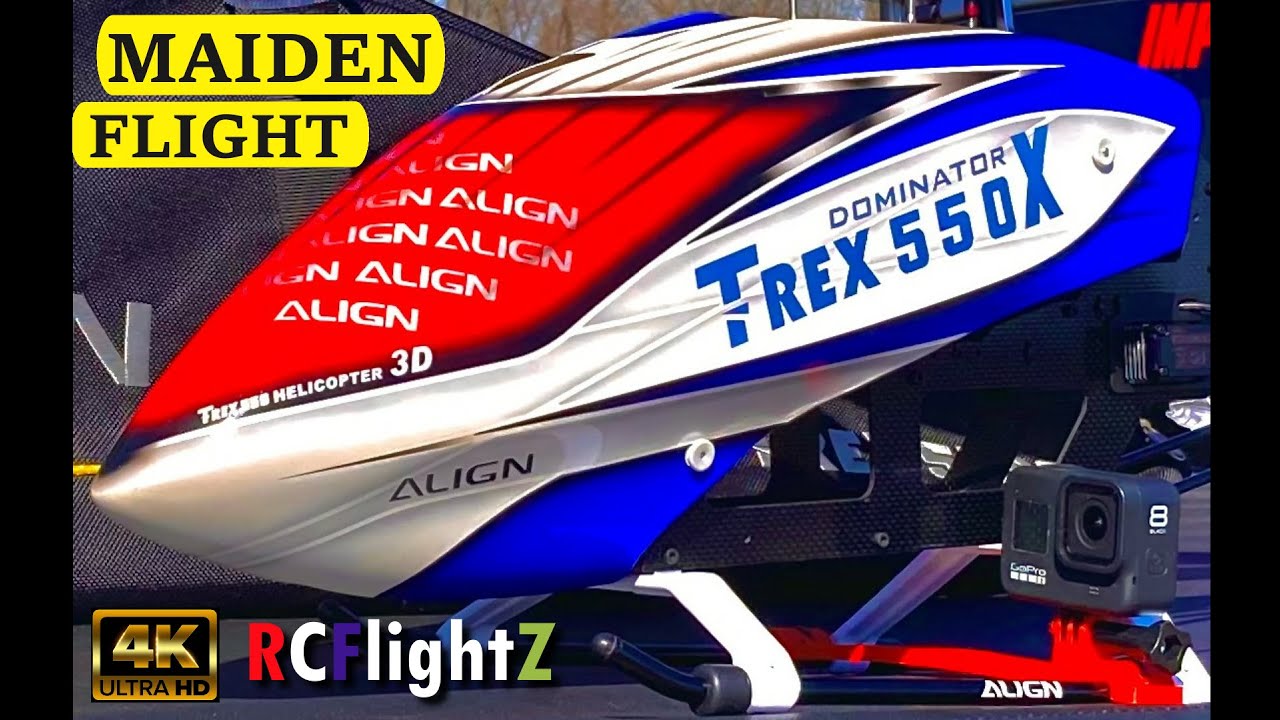 Align T Rex 550X Rc helicopter - YouTube