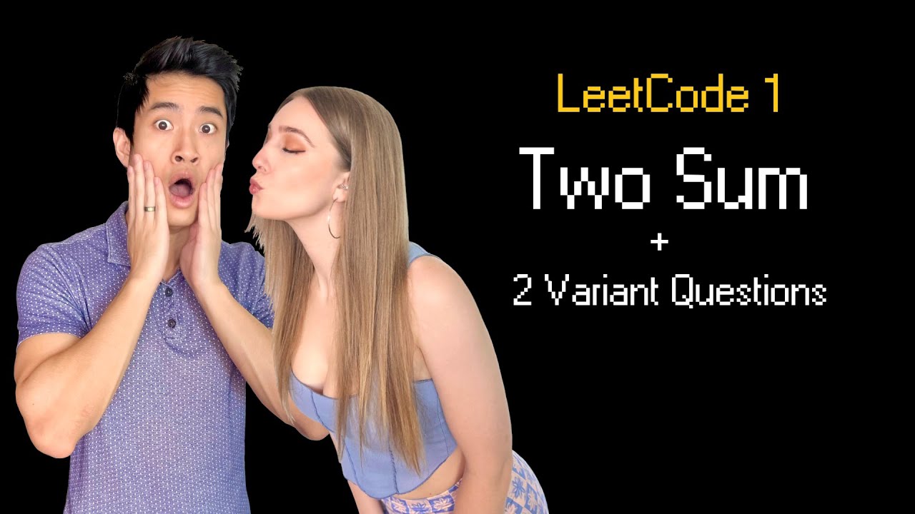 Two Sum Leetcode 1 2 Variant Questions Meta Actually Asks Youtube 4094