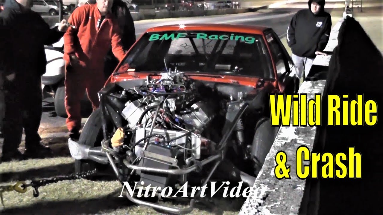 Wild Ride & Crash Drag Racing Action Carolina Dragway - YouTube