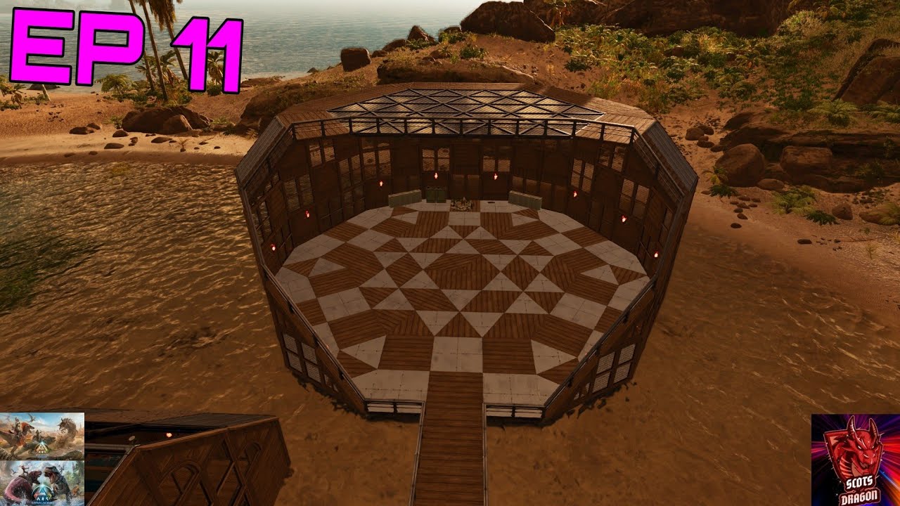 Building The Breeding Area ! Ark Survival Ascended:The Island To ...