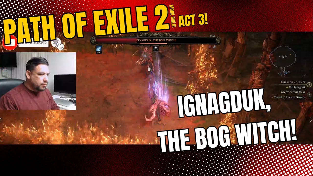 Path of Exile 2! Act. 3 Ignagduk, The Bog Witch Pt 1 of 2 - YouTube