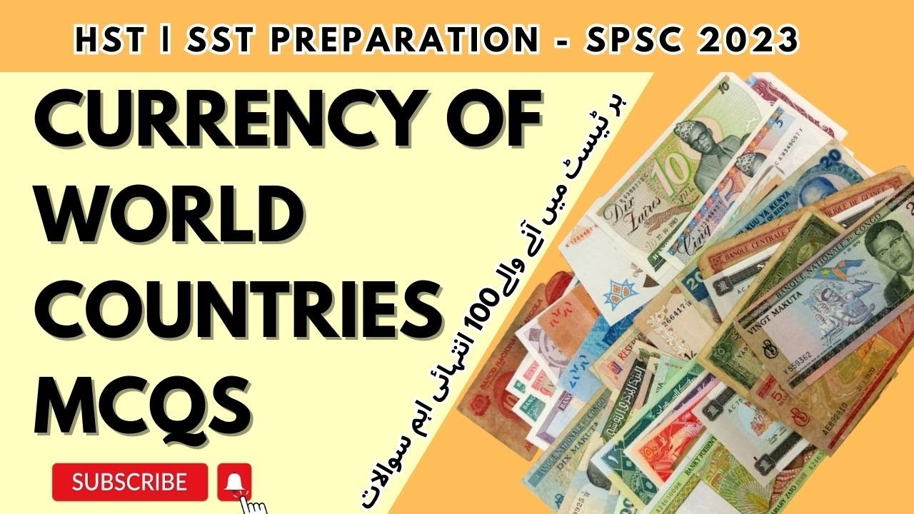 World Currency Quiz | 100 Important Currency Questions and answers ...