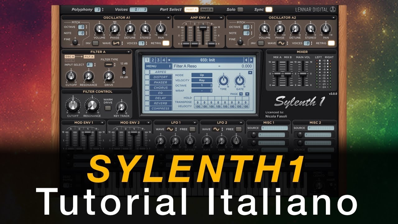 Sylenth1 Tutorial Italiano - Promo - YouTube
