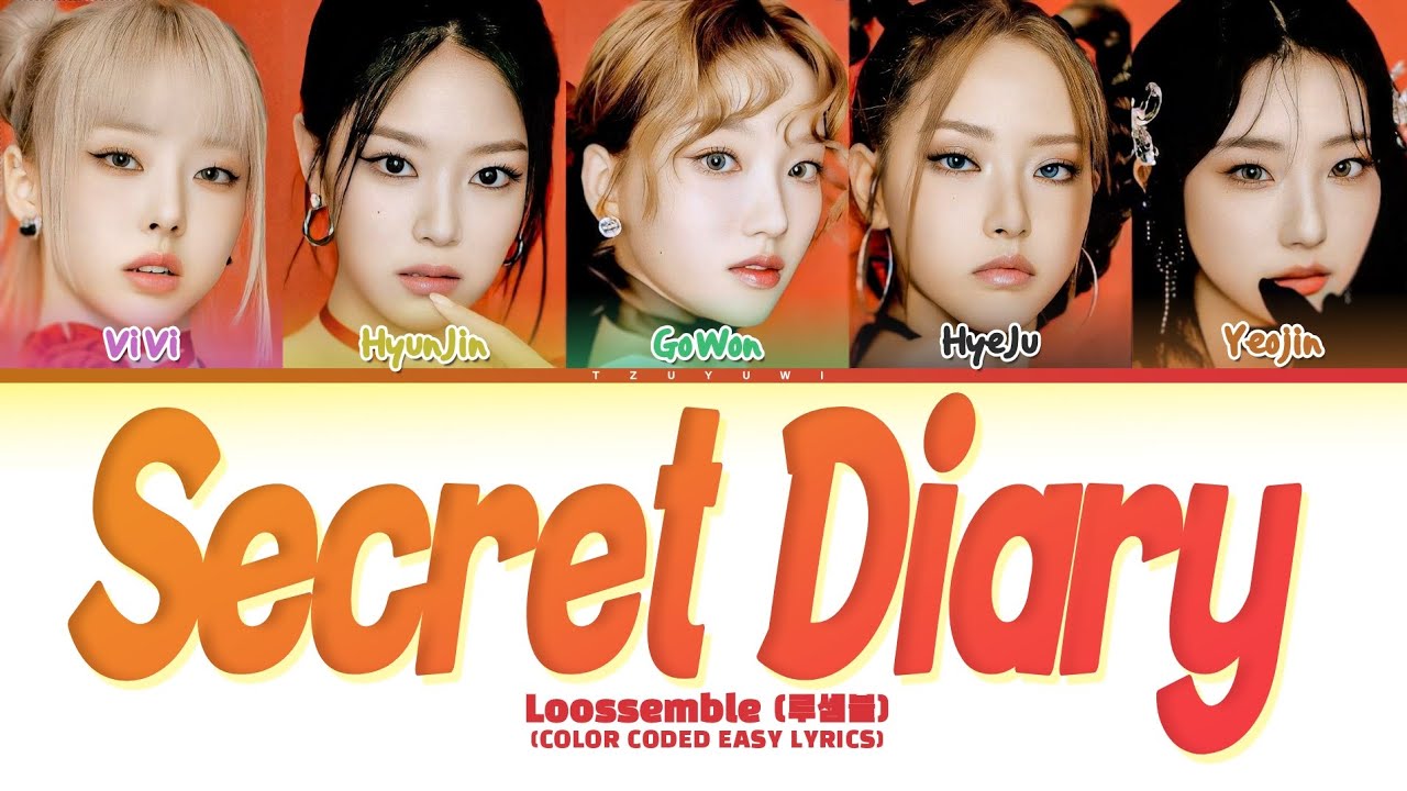 Loossemble Secret Diary (Color Coded Easy Lyrics) - YouTube