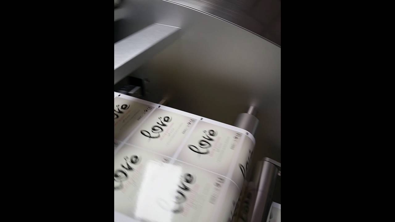 Trojan 2 digital label printing at Typographica - YouTube
