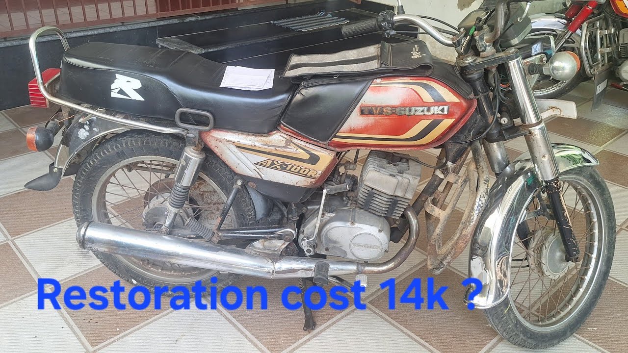 TVS SUZUKI AX 100R 1990, Restoration Cost Full Details in Tamizh - YouTube