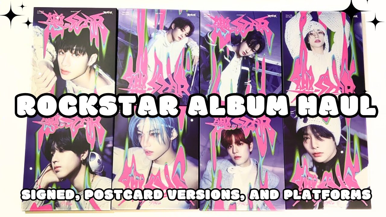 Rockstar Album Haul Signed, Postcard versions, and platforms - YouTube