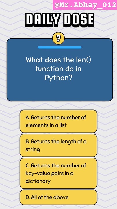 Python Quizdaily Python Quizpython Objective Questions 🤔 Pythonchallenge Programmingquiz