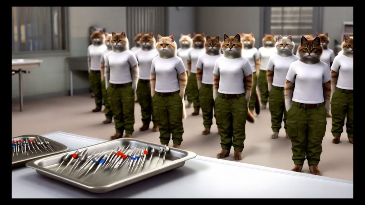 Sun AM Cat Giggles Military Cats First Days of Boot Camp - YouTube