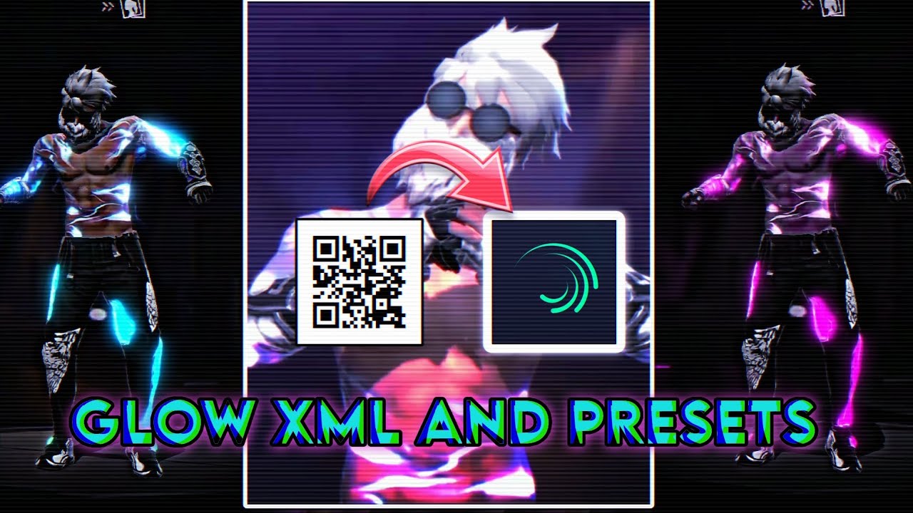 rainbow glow🌈,Neptune glow💥,neon glow⭐ XML and preset de alight motion ...