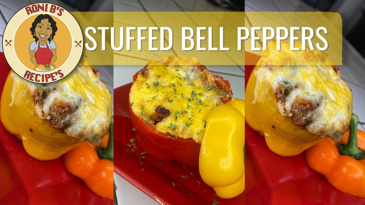 Stuffed Bell Peppers | Roni B's Recipes | LIVE - YouTube