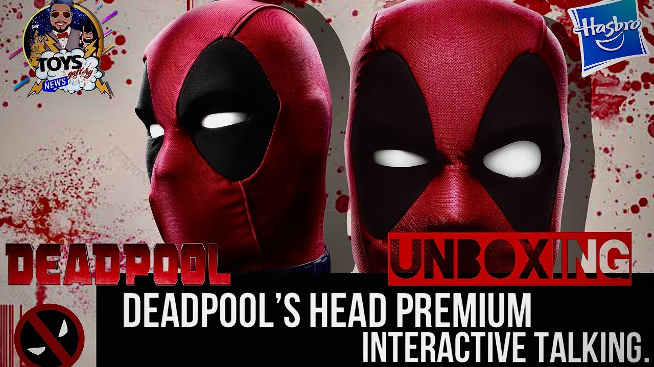 Revisión Deadpool’s Head Premium Interactive Talking Marvel Legends ...