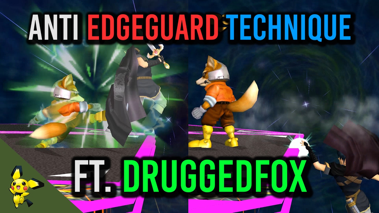 Anti Edgeguard Technique ft. Druggedfox - Super Smash Bros. Melee - YouTube