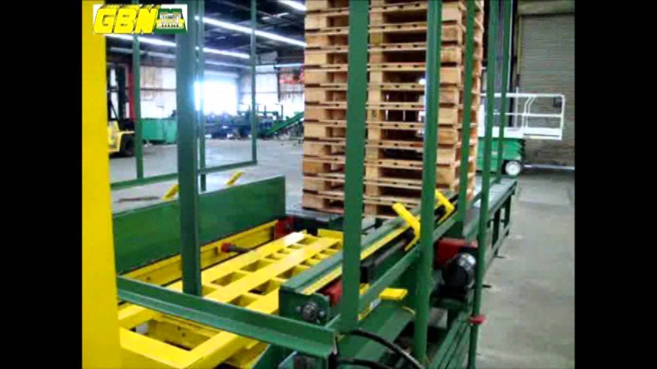 GBN Dual Nailing Head Pallet Lines - YouTube