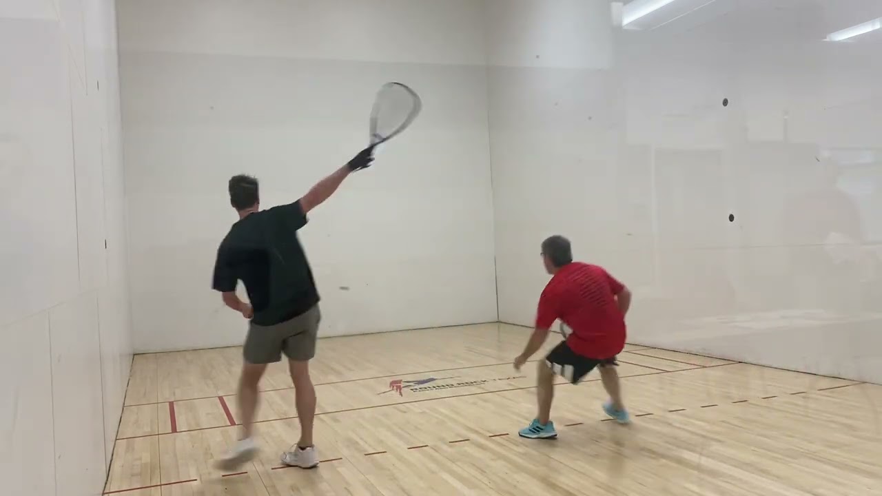 Mike Bradford vs. Kerry Mclain Fall Racquetball Tournament Open Singles ...