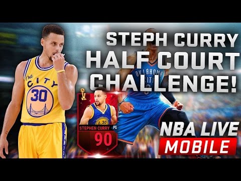 NBA Live Mobile - Steph Curry Half Court Challenge - Steph Curry ...