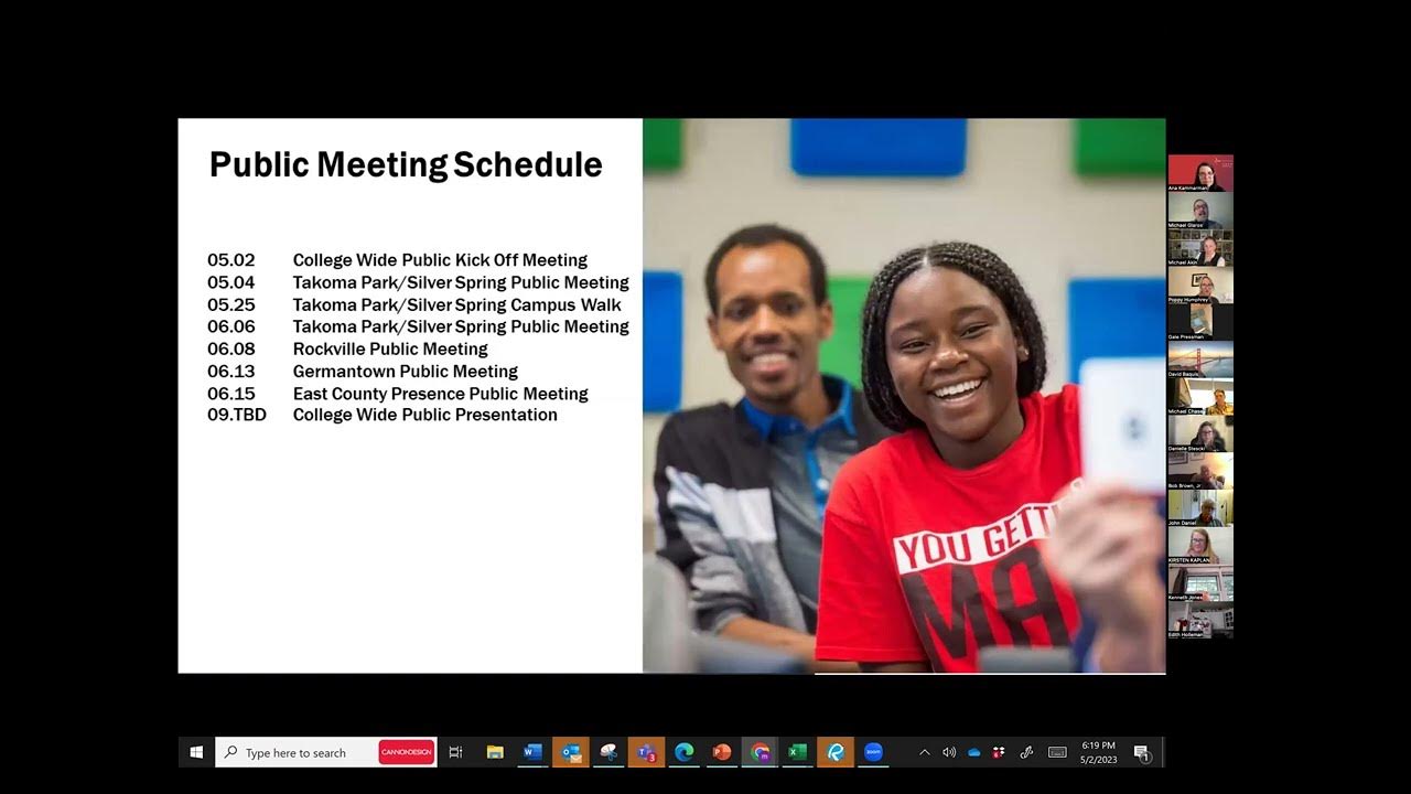 Facilities Master Plan Public Meeting - May 2, 2023 - YouTube