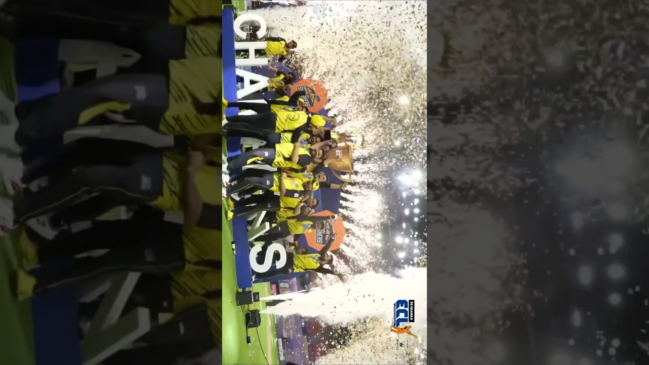 ECL Pro Winner Chennai Smashers 🏆 #shorts #trending #viralshort - YouTube