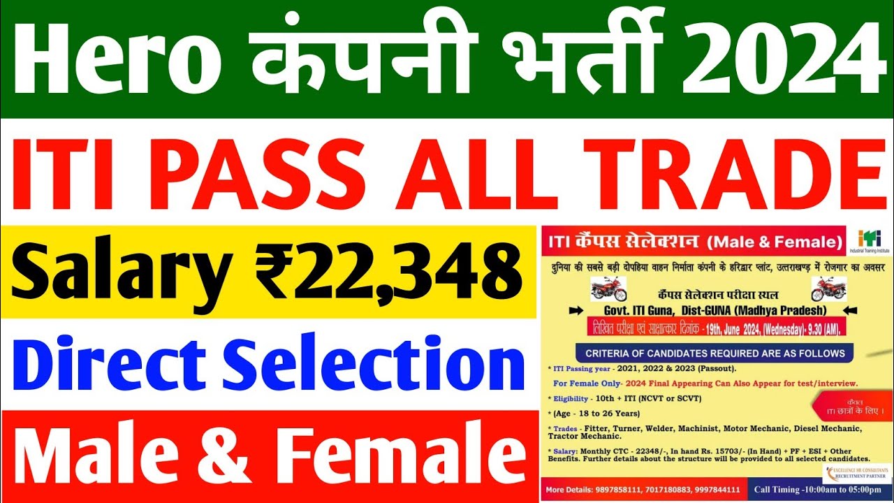 Hero motocorp recruitment 2024 | Hero motor campus placement 2024 ...