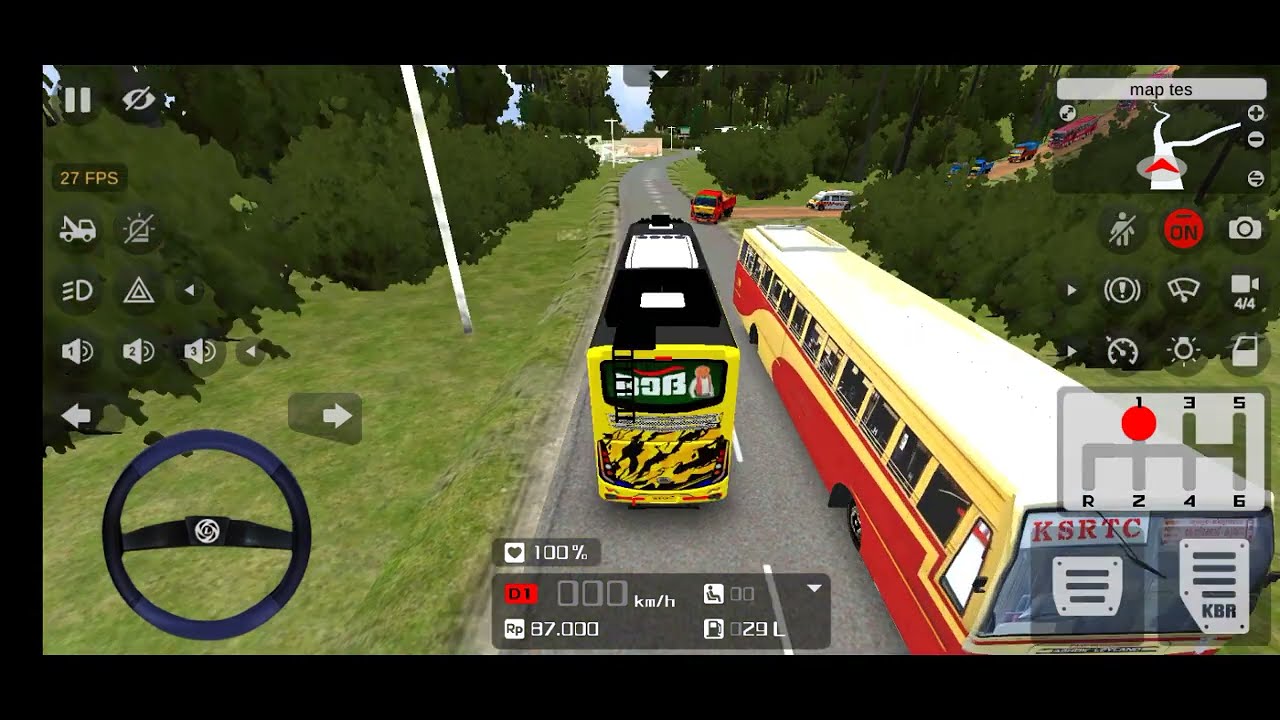 | KBR Traffic Mod Amazing Driving | Bus simulator Indonesia😲😲🤩🤩 - YouTube