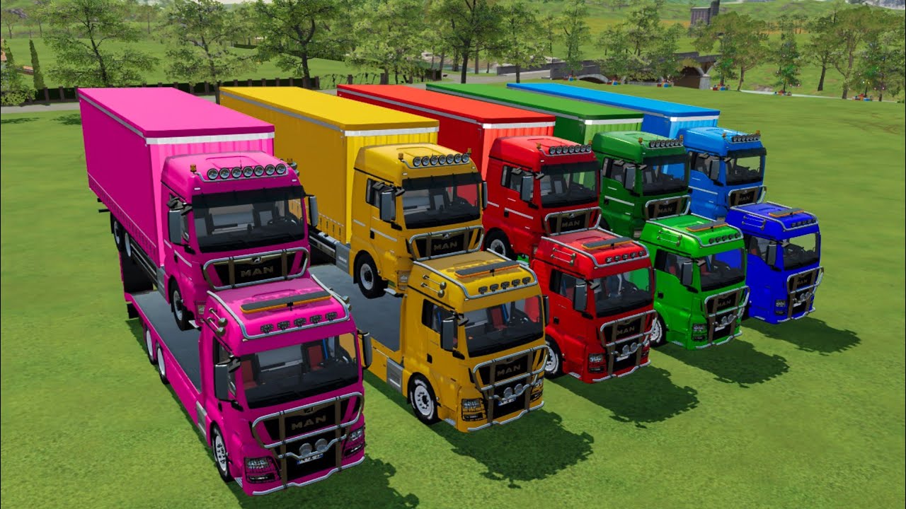 COLOURS OF TRUCKS | FS 22 MULTIPLE COLORS | FARMING SIMULATOR 22 - YouTube