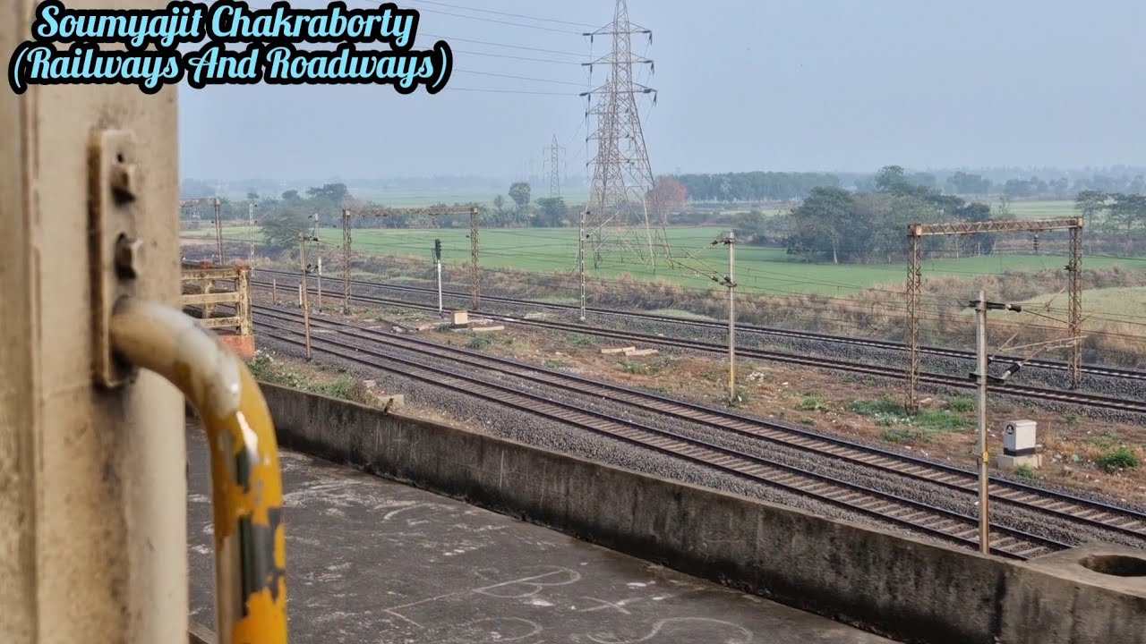 Onboard 22387 Black Diamond SF Express || Howrah Bardhaman Chord+Main ...