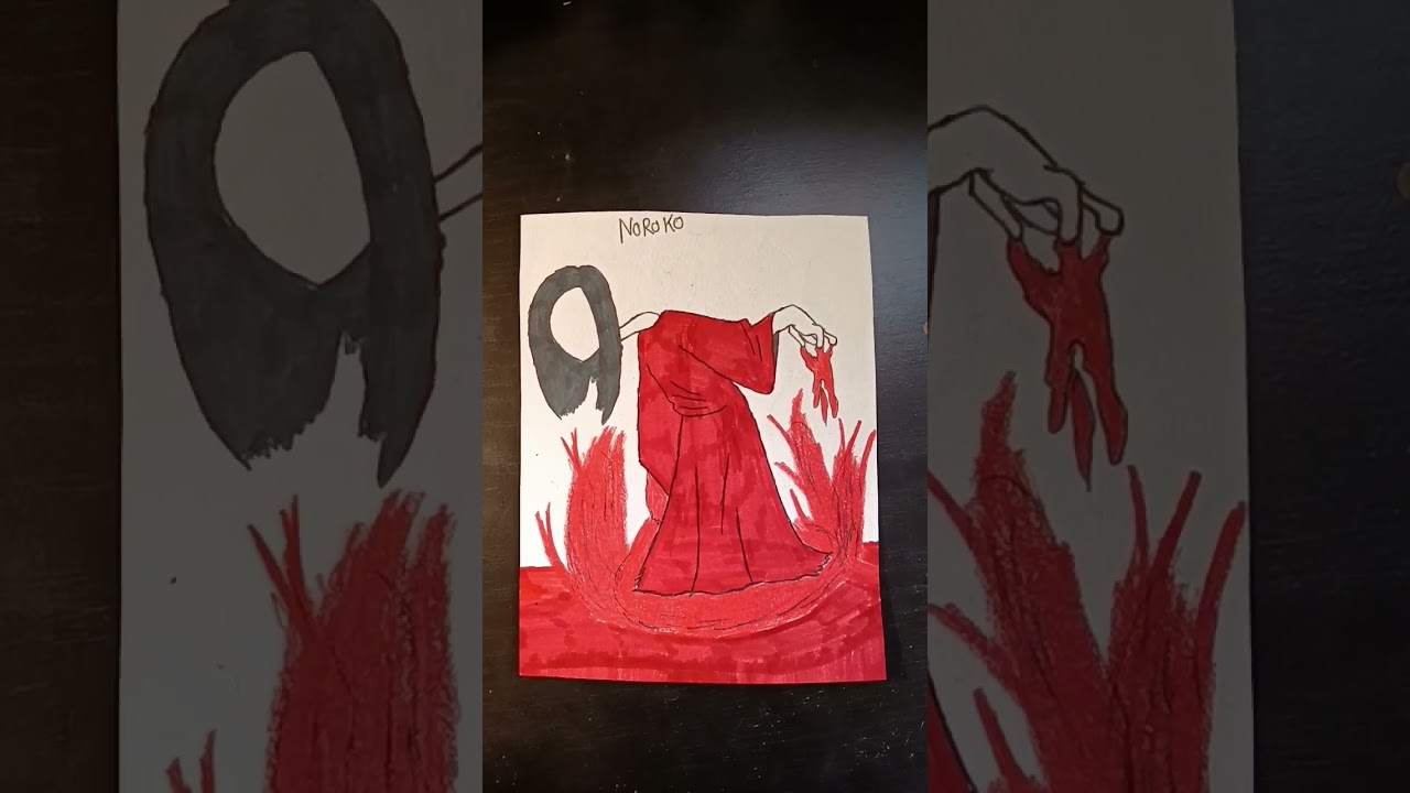 THE BLACK HEART anime # NOROKO drawing part 6 - YouTube