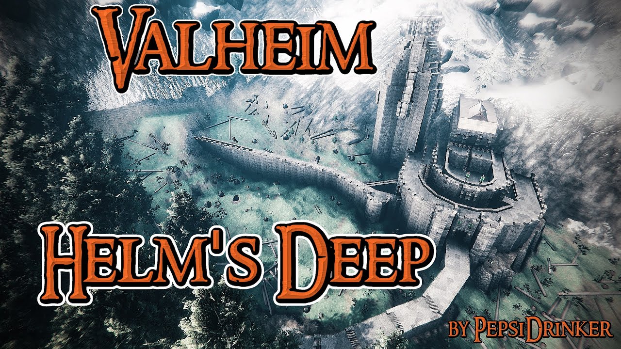 Valheim Helm's Deep/Hornburg - YouTube
