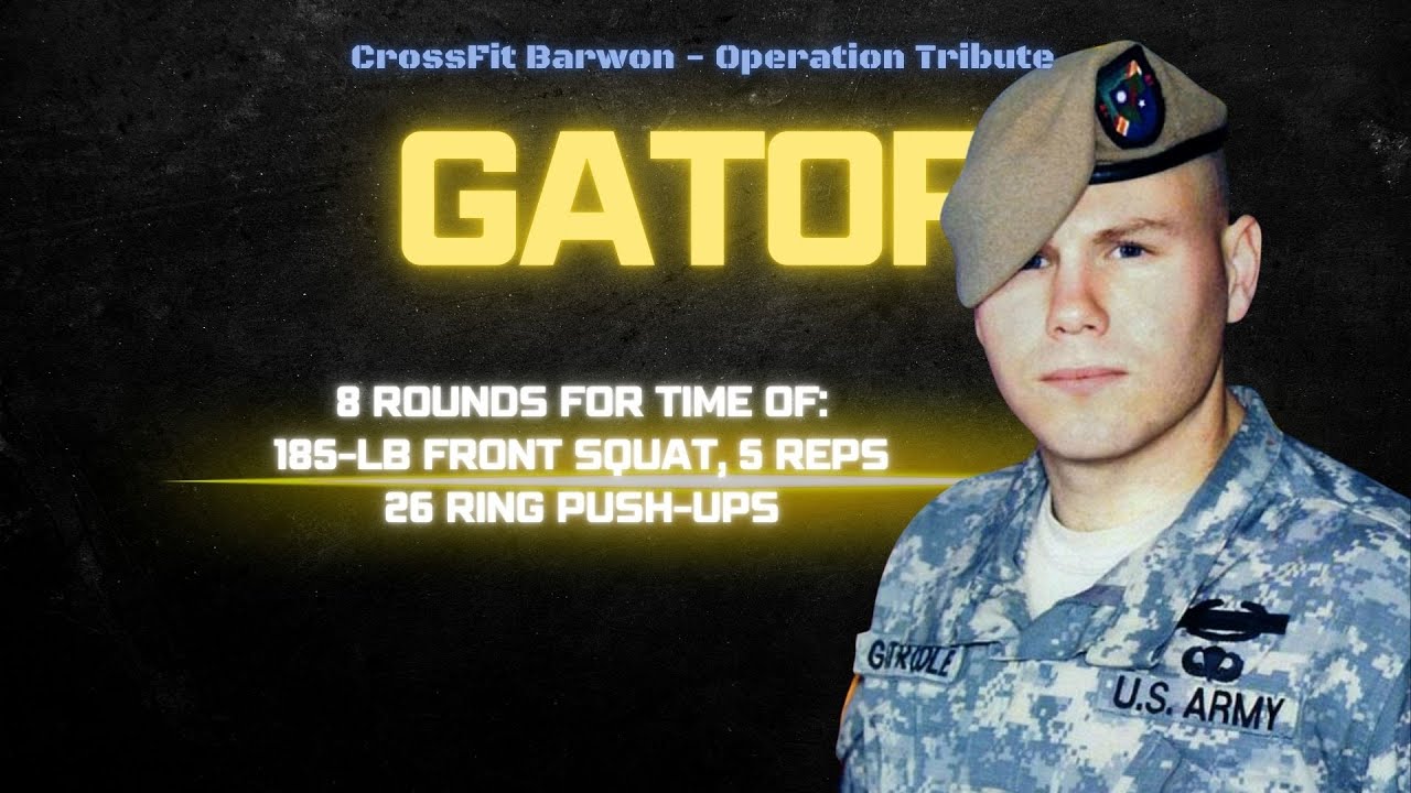 CrossFit Barwon - Gator Hero WOD - Operation Tribute Day 61 - YouTube