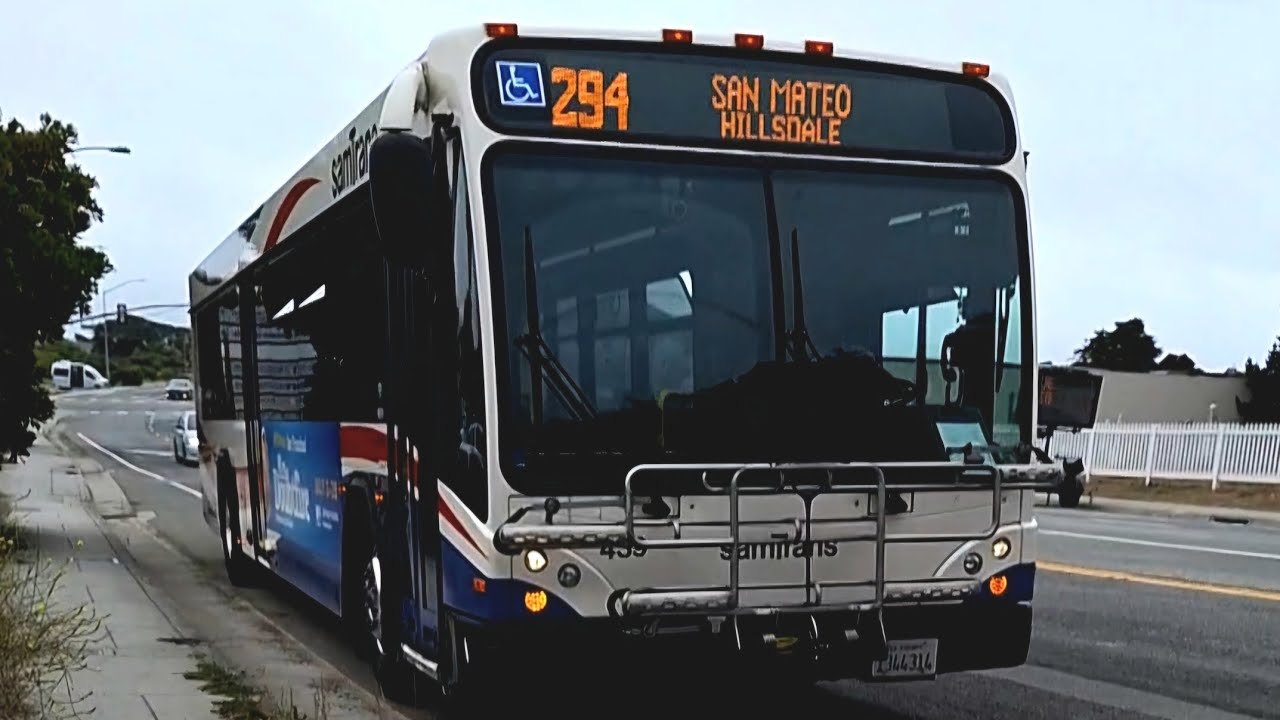 Fast Ride! SamTrans 2009 Gillig BRT 40' #439 on Route 294 - YouTube