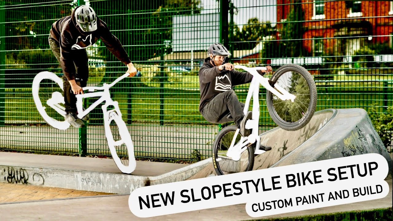 NEW slopestyle bike build! Custom paint and build! - YouTube