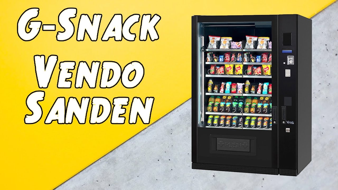 G-Snack Vendo Sanden Snack und Getränke Kombi Automat Onkel Kramer ...
