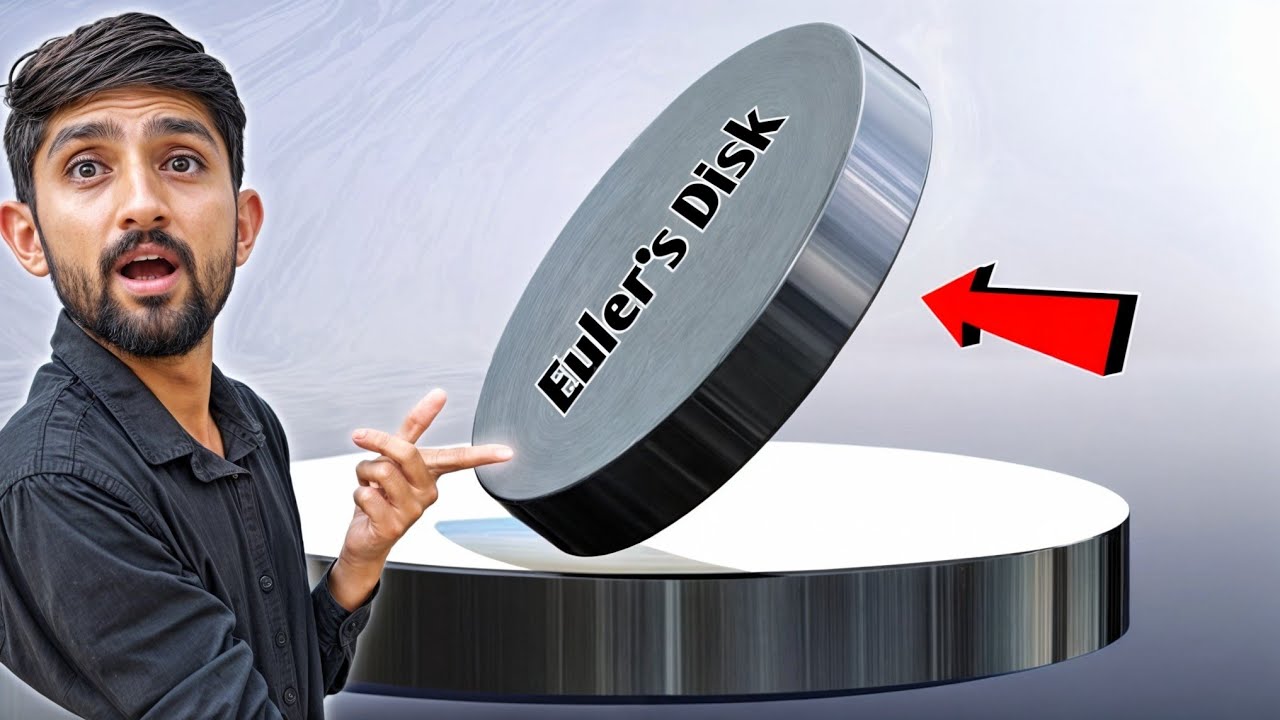 #amazing Science Toy: Euler's Disk , How To Make Euler's Disk Toy At Home - YouTube