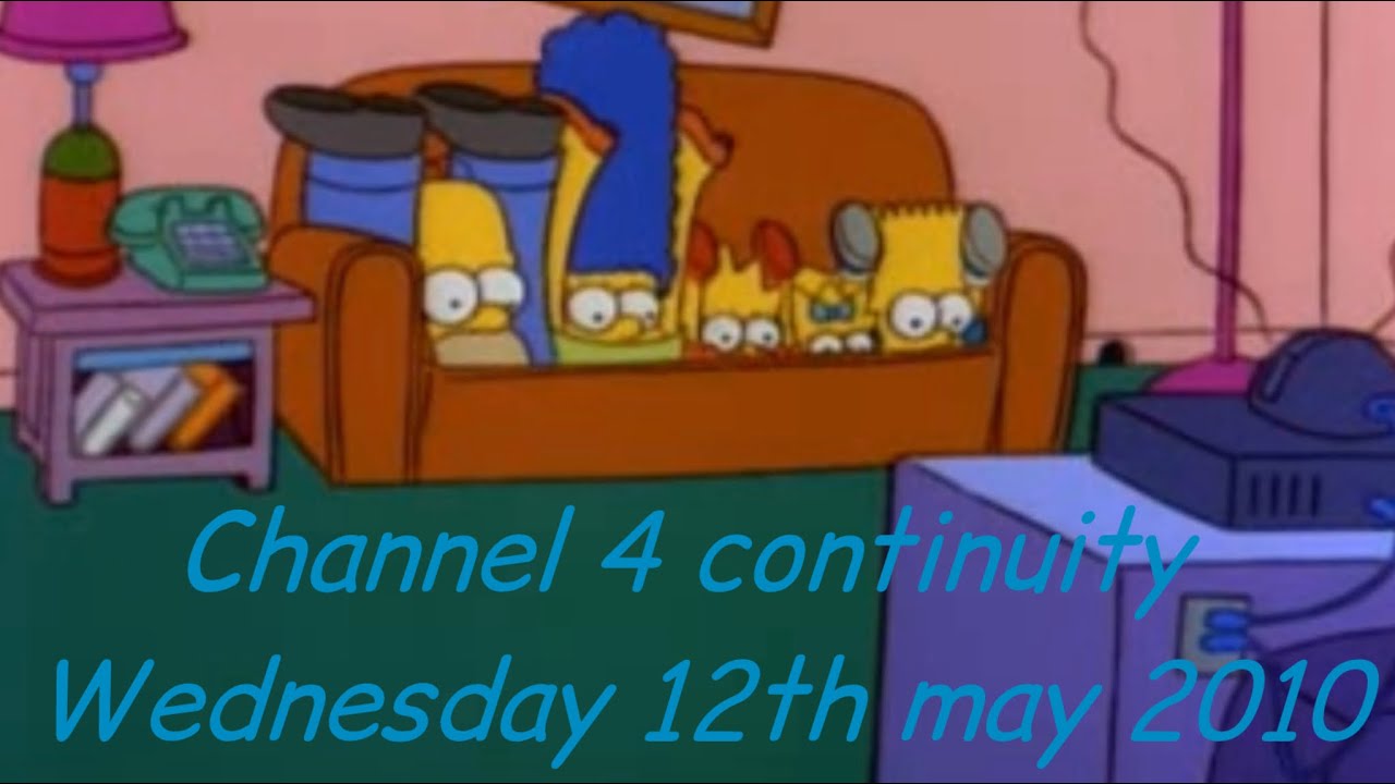 Channel 4 continuity and adverts Wednesday 12th may 2010 - YouTube