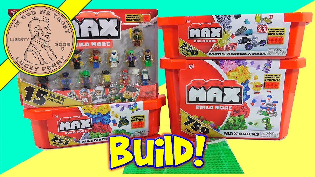 Max Build More Building Block Set Windows Doors More YouTube