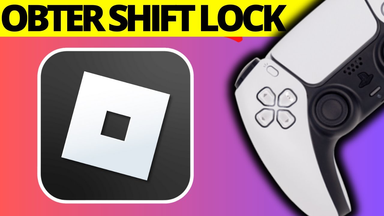 Como obter Shift Lock em qualquer jogo no Playstation Roblox PS4 PS5 ...
