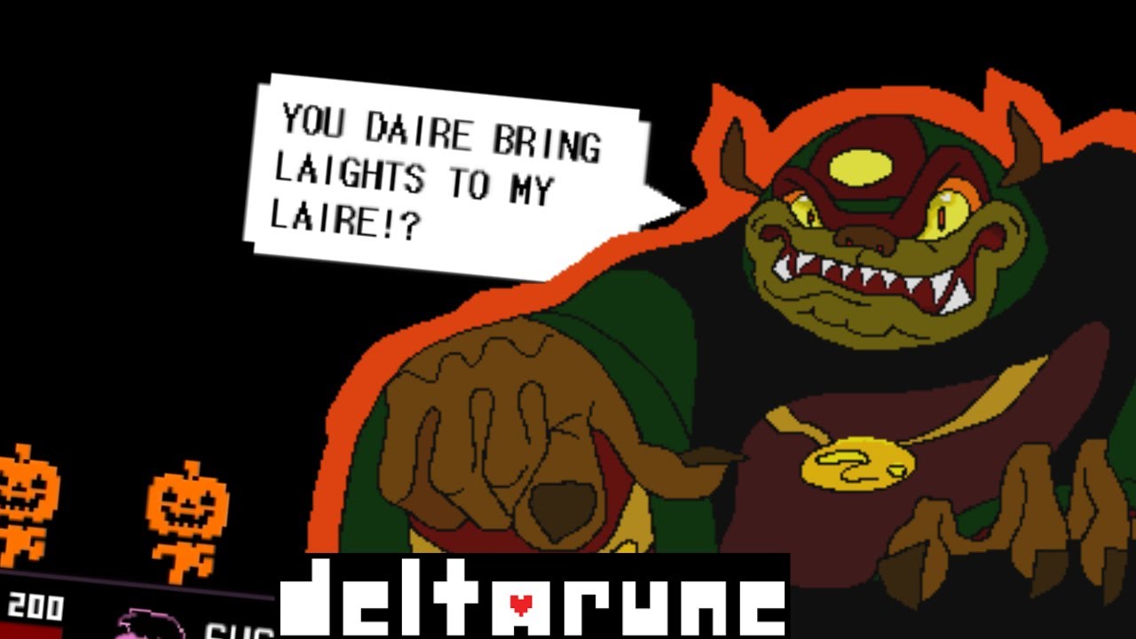 Deltarune Chapter 4 - CDI Ganon reference - YouTube