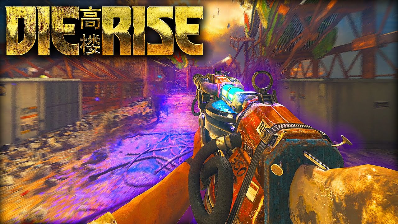 Playing The NEW Die Rise Remastered! (BO3 Custom Zombies) - YouTube