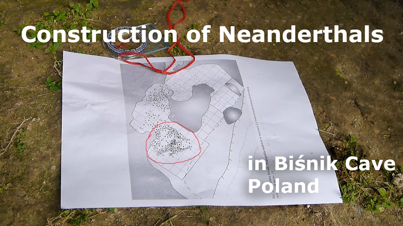 Stone Age in Biśnik Cave in Poland. Construction of Neanderthals. - YouTube