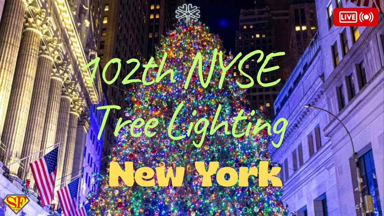 🎄 LIVE from Wall Street — 102nd Annual New York Stock Exchange ...