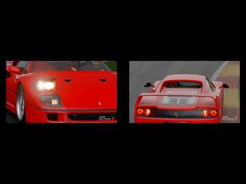 [GT7] フェラーリ F40 , F50 [REPLAY][DEMO] - YouTube
