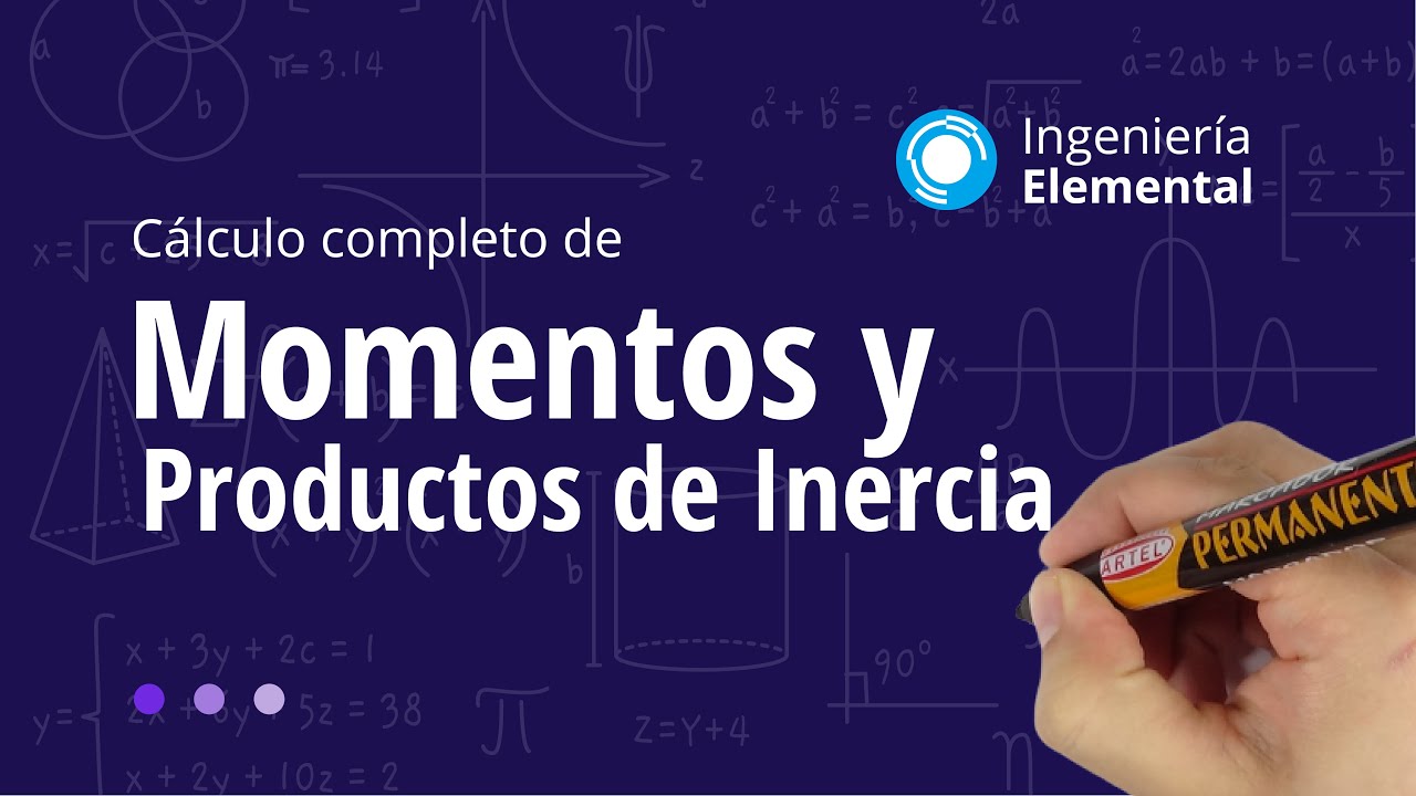 Momentos y Productos de Inercia - Cálculo completo - YouTube