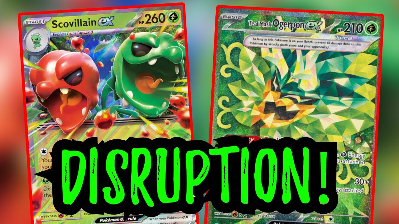 Scovillain ex Ogerpon is a COME BACK DECK! Twilight Masquerade Pokemon ...
